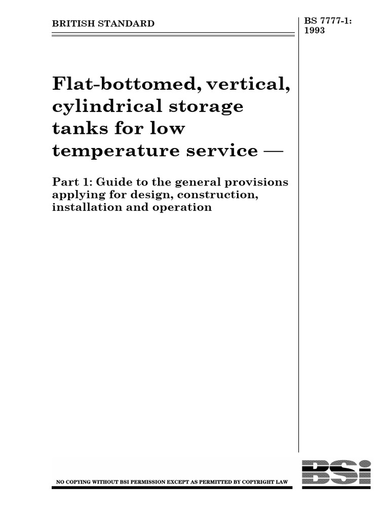 BS 7777 - 1 | PDF | Liquids | Refrigeration