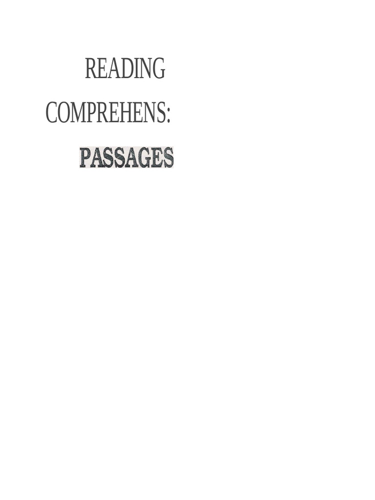 34 Reading Passages | PDF | Seminole