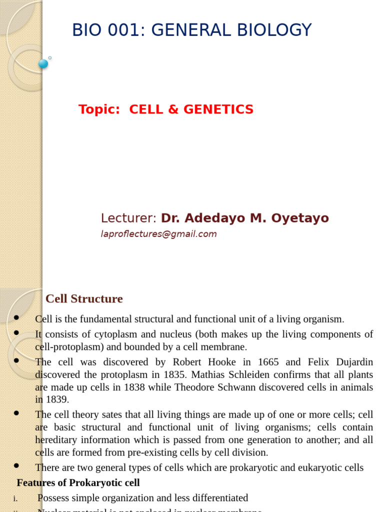 Cell | PDF | Dominance (Genetics) | Zygosity