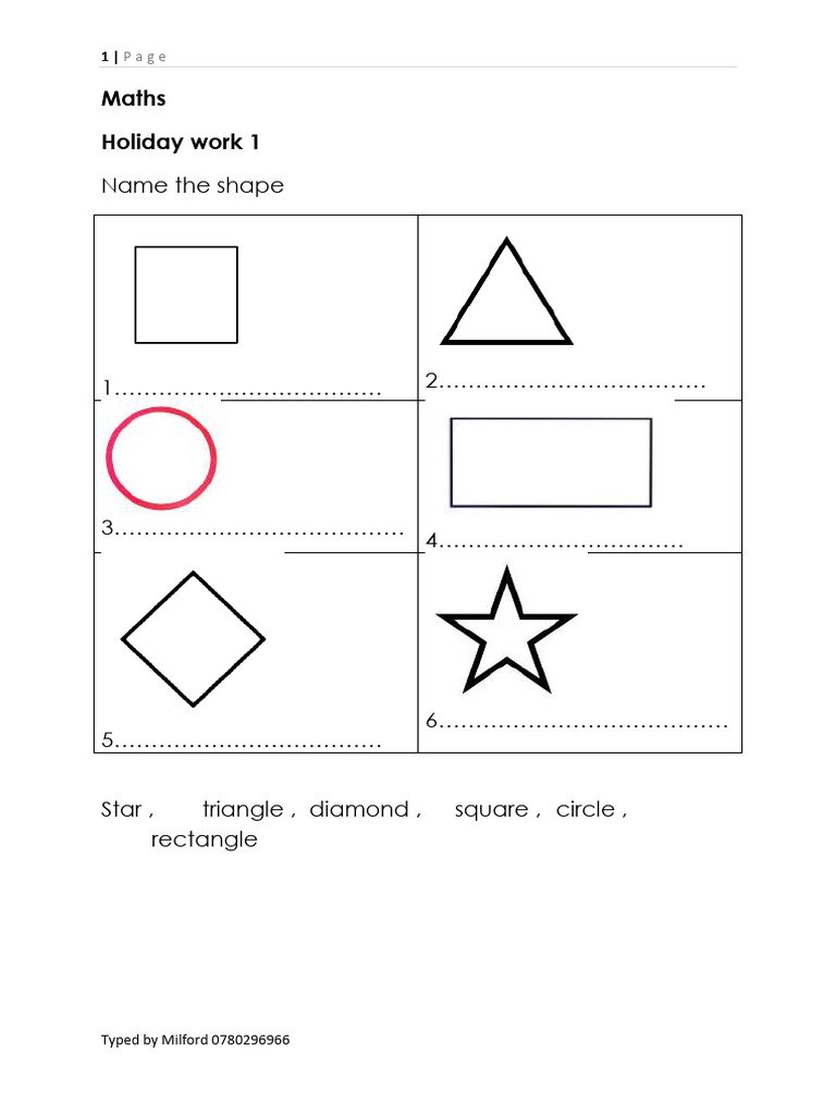 Grade 1 Holiday Work 2025 Newwwww | PDF | Computer Keyboard