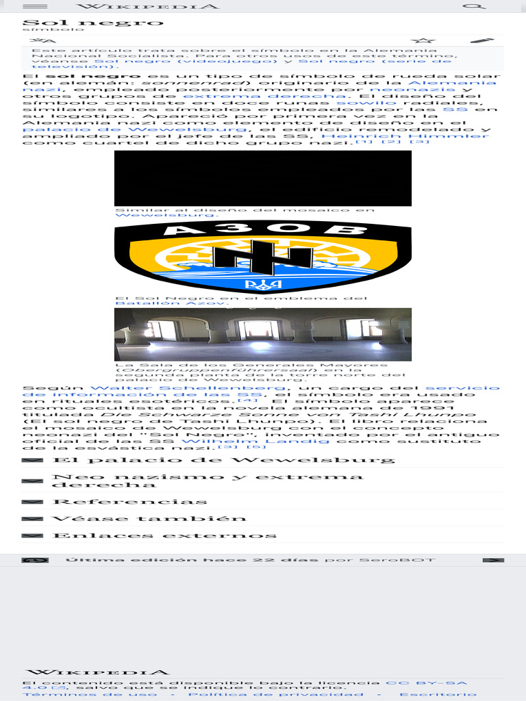 El simbolismo del Sol Negro nazi | PDF