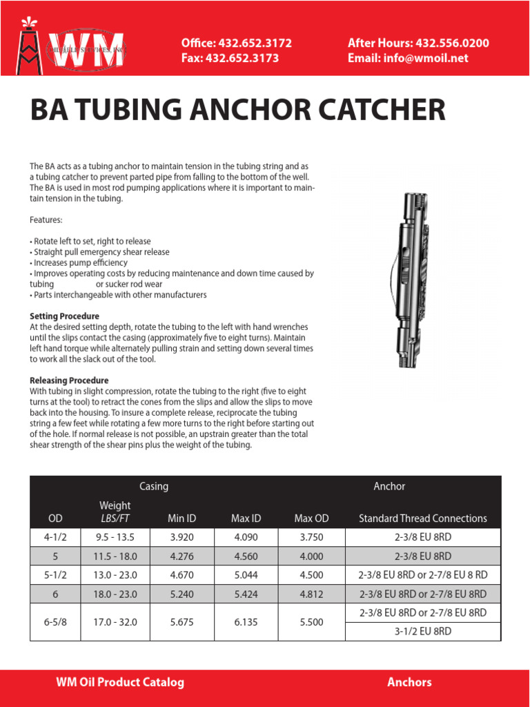 Ba Anchor Catcher Complete | PDF | Anchor | Manufactured Goods