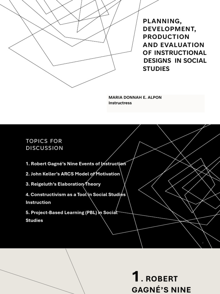 Developing Instructional Design in SS | PDF | Constructivism (Philosophy Of Education) | Learning