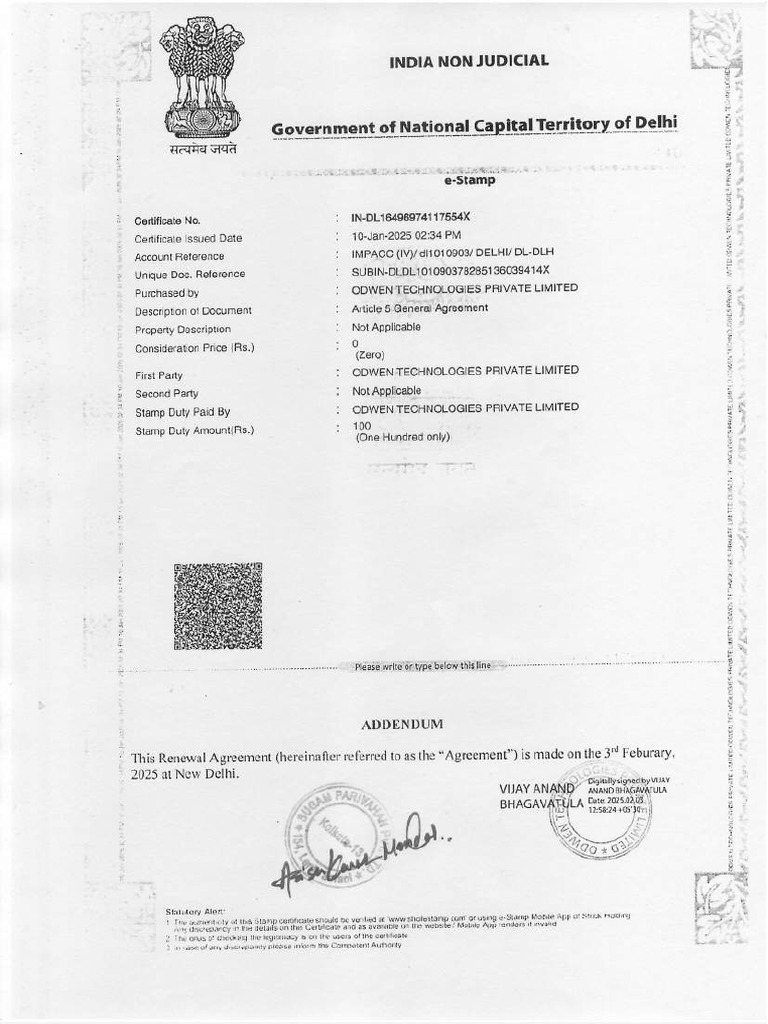 Rent Agreement WB | PDF