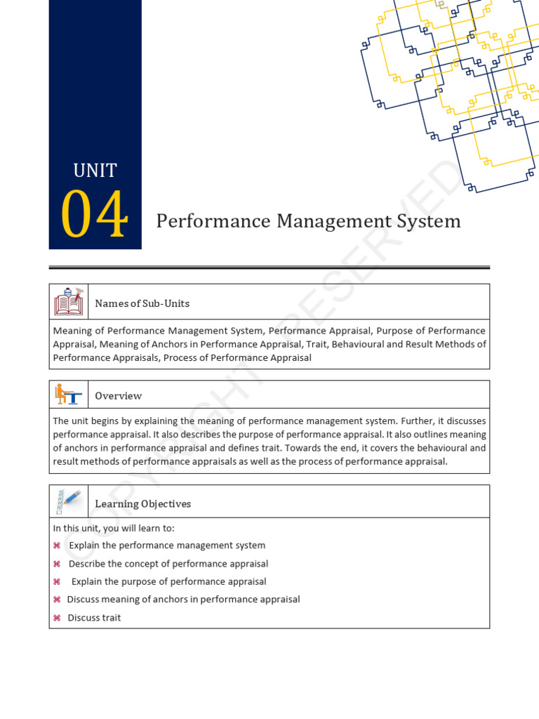 Purpose of Performance Management Strategy | PDF | Performance ...