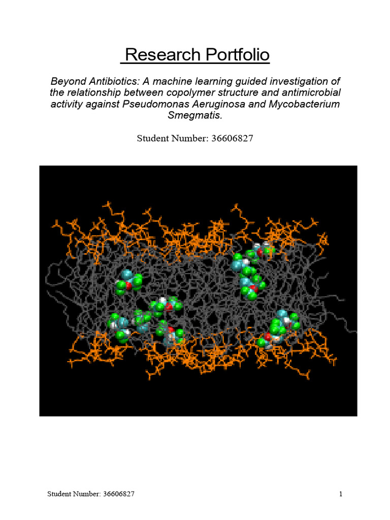 Science Extension Portfolio | PDF | Machine Learning | Copolymer