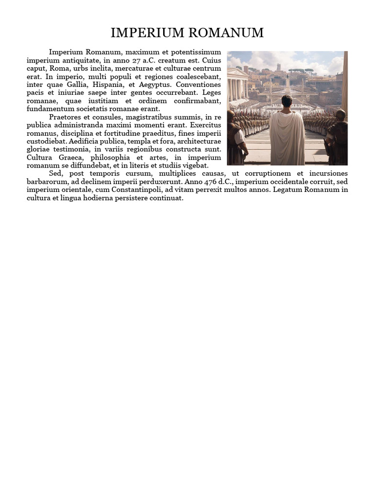 Imperium Romanum | PDF