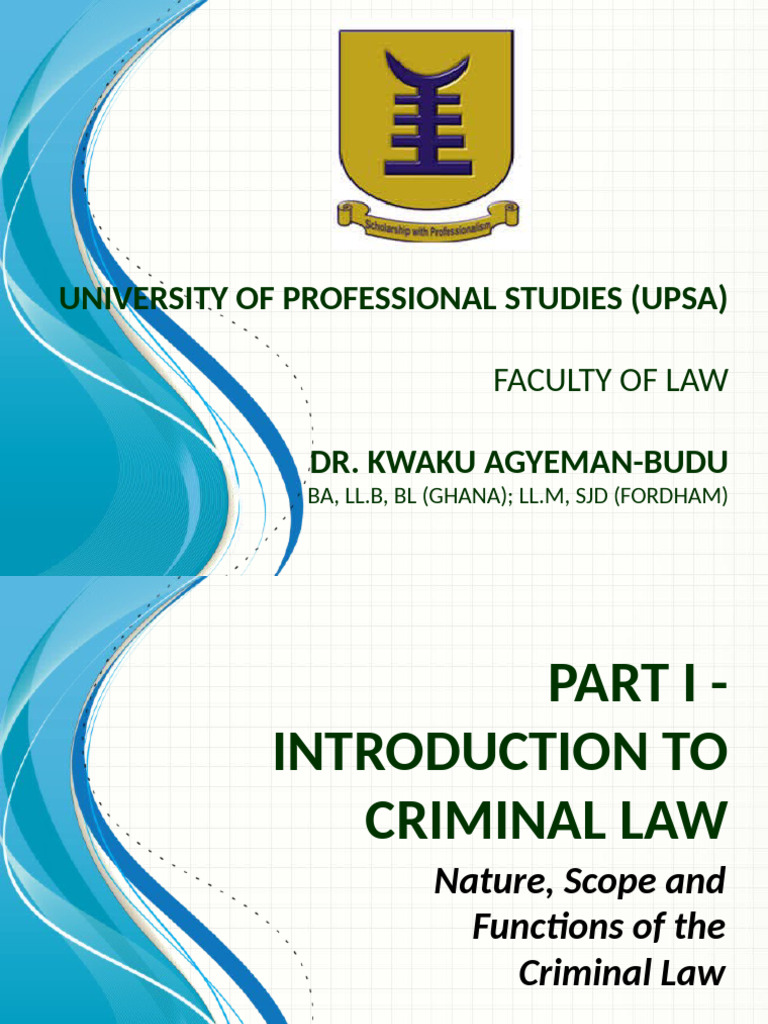 1_INTRO TO CRIMINAL LAW | PDF | Crimes | Crime & Violence