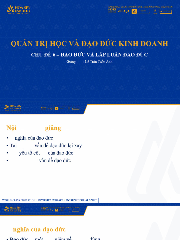 Topic 6 - Dao Duc Va Lap Luan Dao Duc | PDF