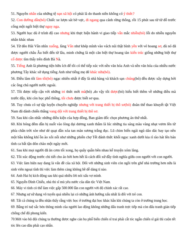 Bài tập TVTH 1 | PDF