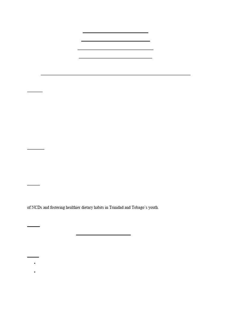 Low GI Muffin Development Project | PDF | Non Communicable Disease ...