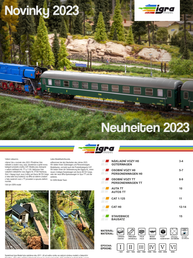 Igra-Model Katalog Und Neuheiten 2023 | PDF
