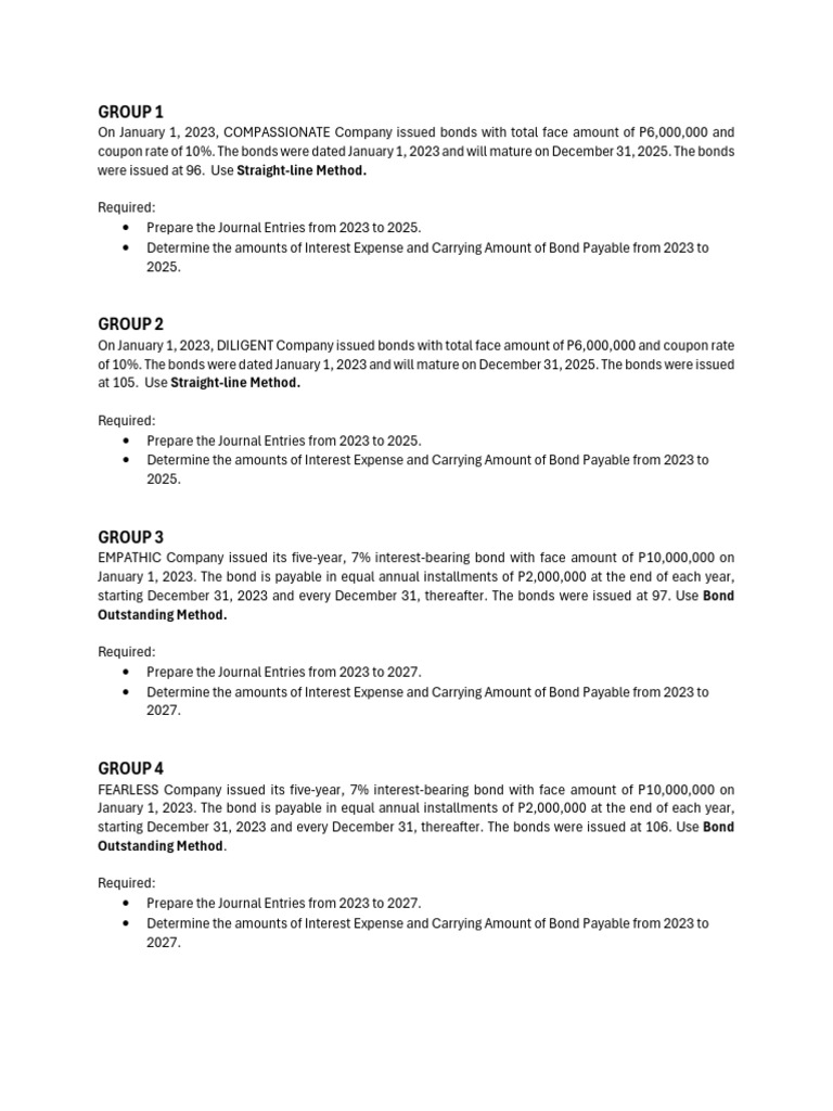 Bond Payable Oral Presentation | PDF | Bonds (Finance) | Interest