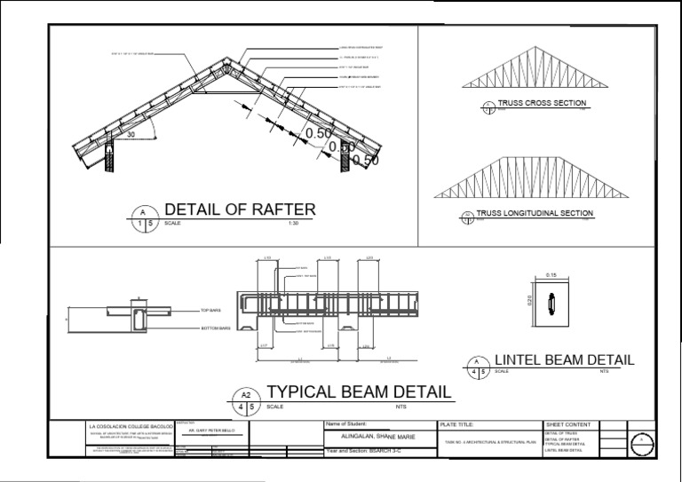 TRUSS-RAFTER-BEAMS | PDF | Truss | Structural Engineering