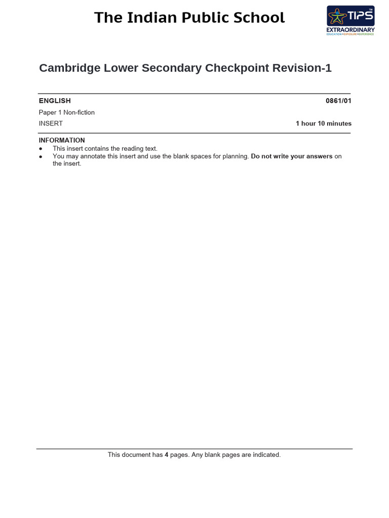 24-25-G8 FLE-Paper 1-Insert | PDF