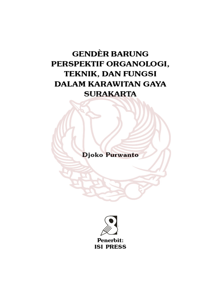 Gendèr Barung dalam Karawitan Surakarta | PDF