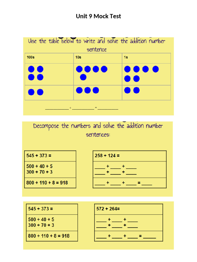 Unit 9 Revision-Homework | PDF