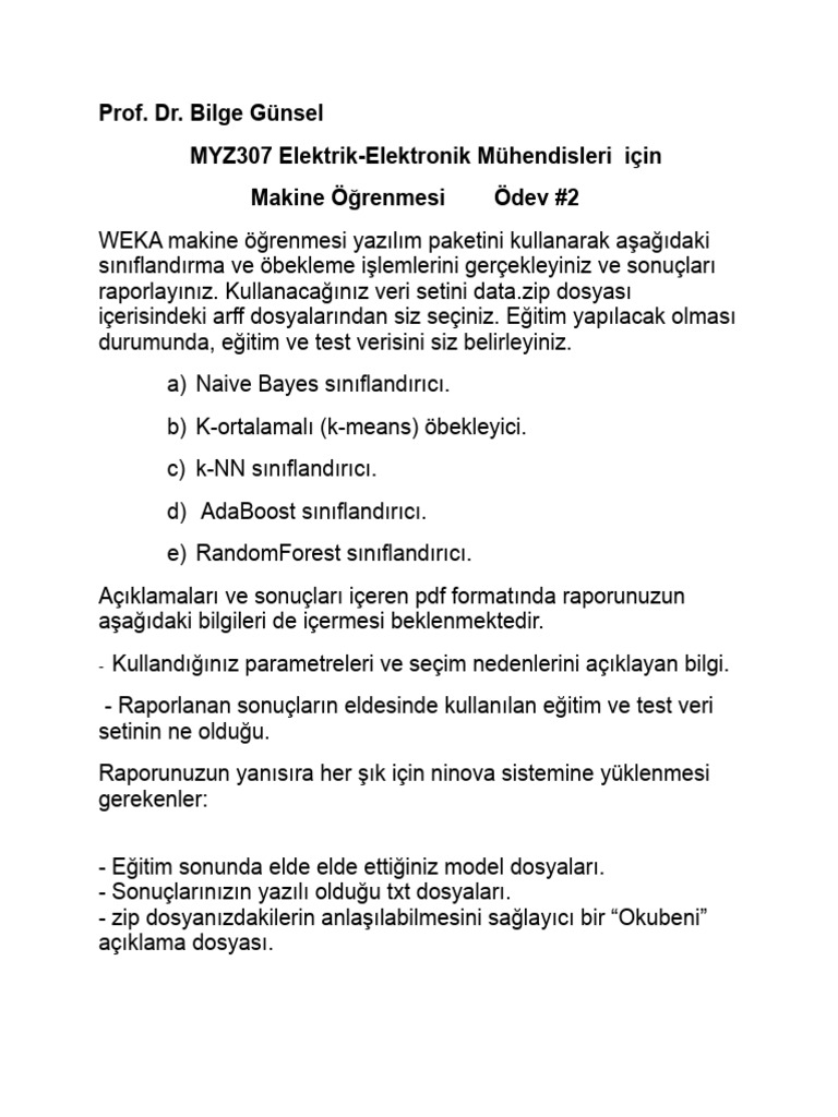 Myz307 HW2 2025 | PDF