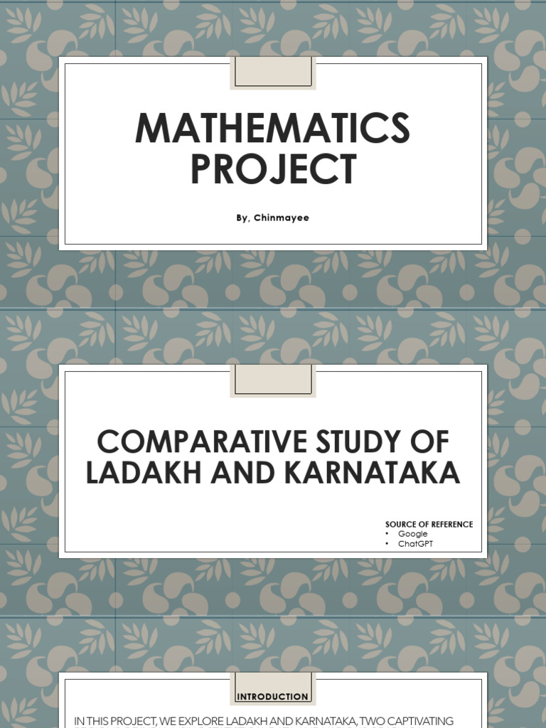 Maths Project | PDF