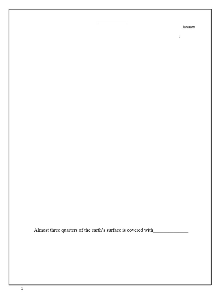 Class 3 EVS Worksheet: Drop by Drop | PDF