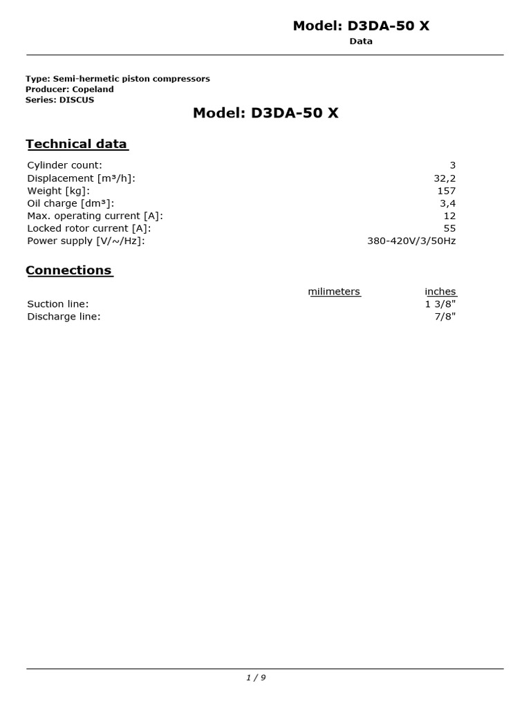 DWM D3DA5-50X-AWM D Specificaties | PDF | Engine Technology | Machines