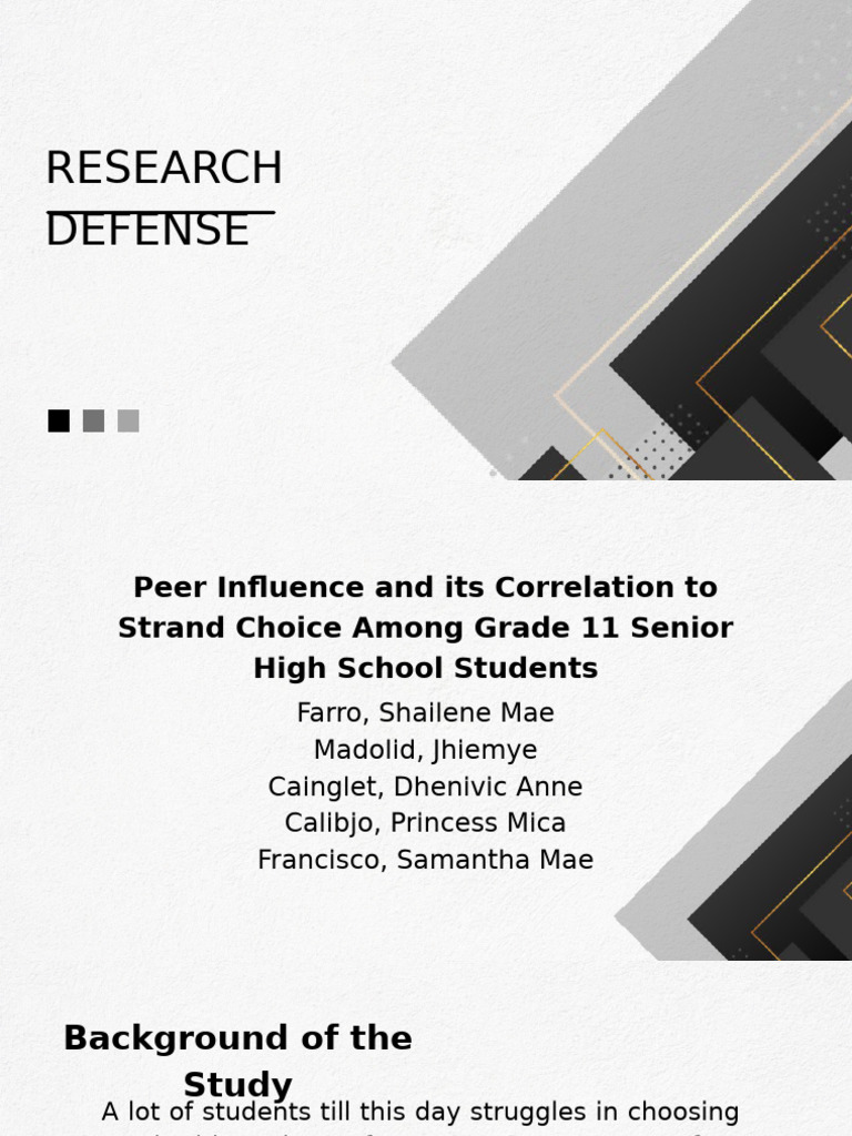 Research Defense | PDF | Psychology | Cognition