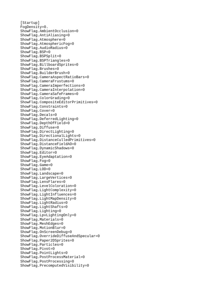 Console Variables | PDF