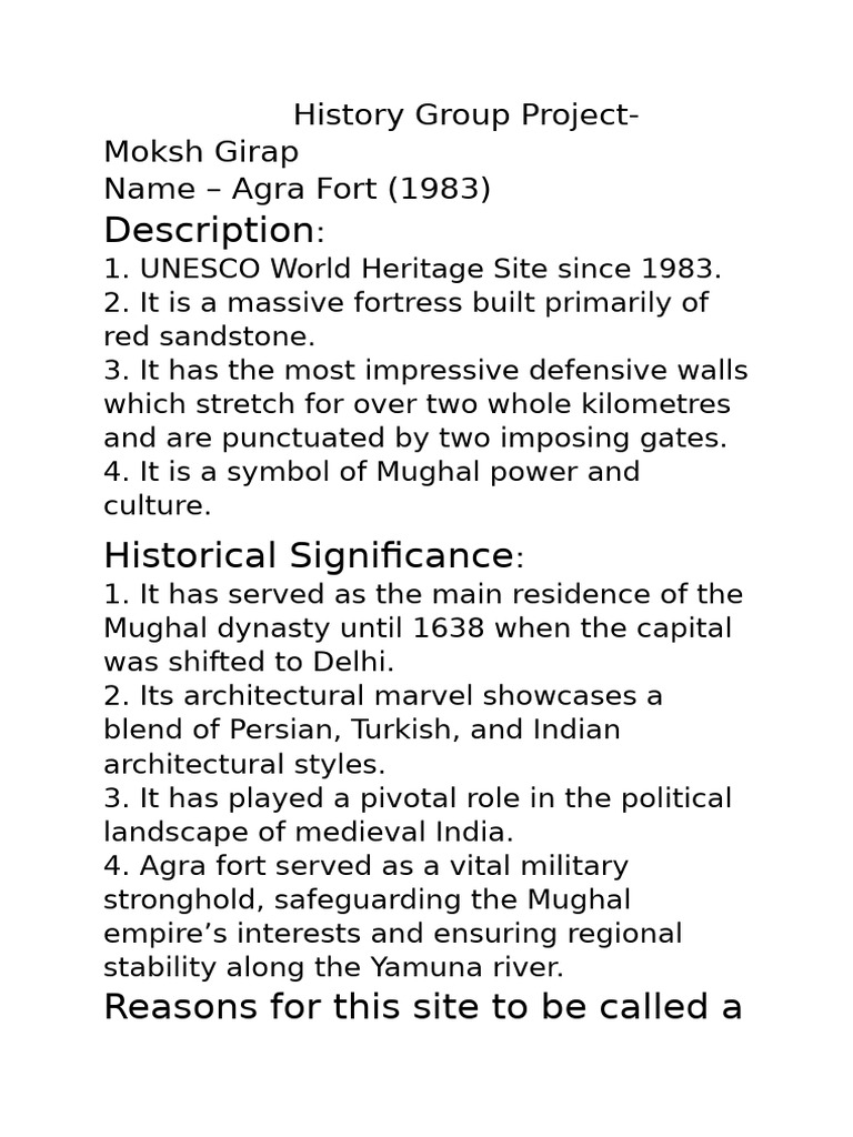 History Group Project | PDF