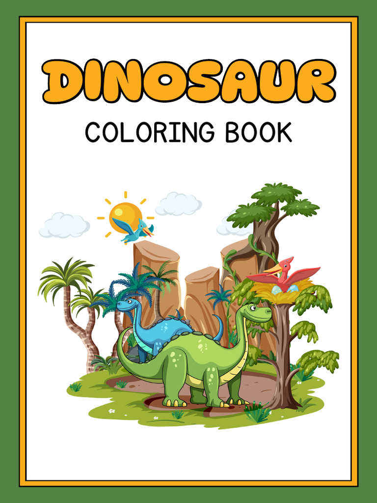 Dinosaur Coloring Book for Kids | PDF