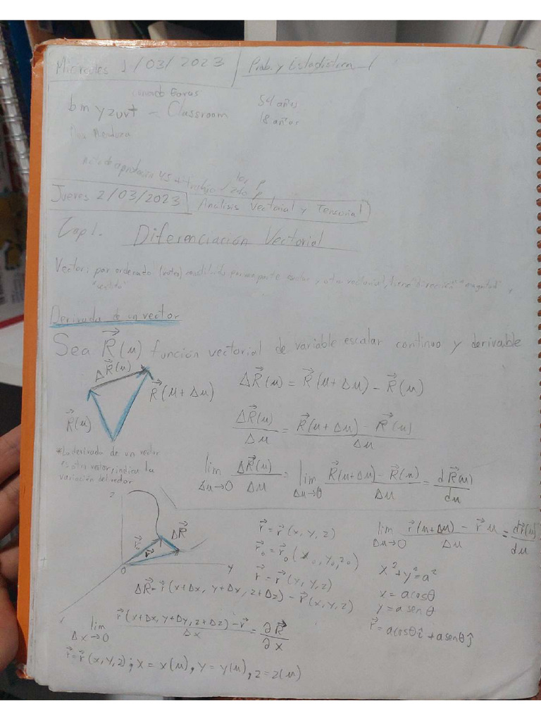 Vecto 1 23 Cuaderno Completo Ing Camacho | PDF