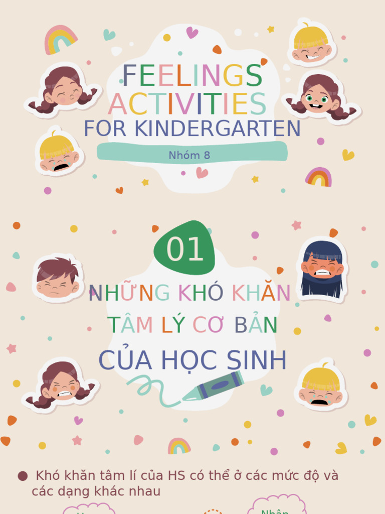 Feelings Activities For Kindergarten - by Slidesgo (Autosaved) | PDF