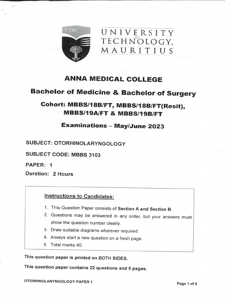 (M) May-June 2023 (18A, 18B, 19A, 19B) - Paper L | PDF