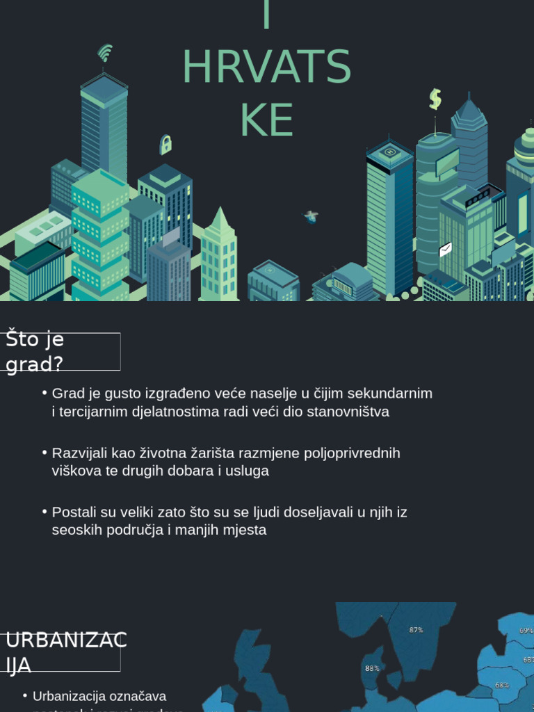 Gradovi Hrvatske | PDF