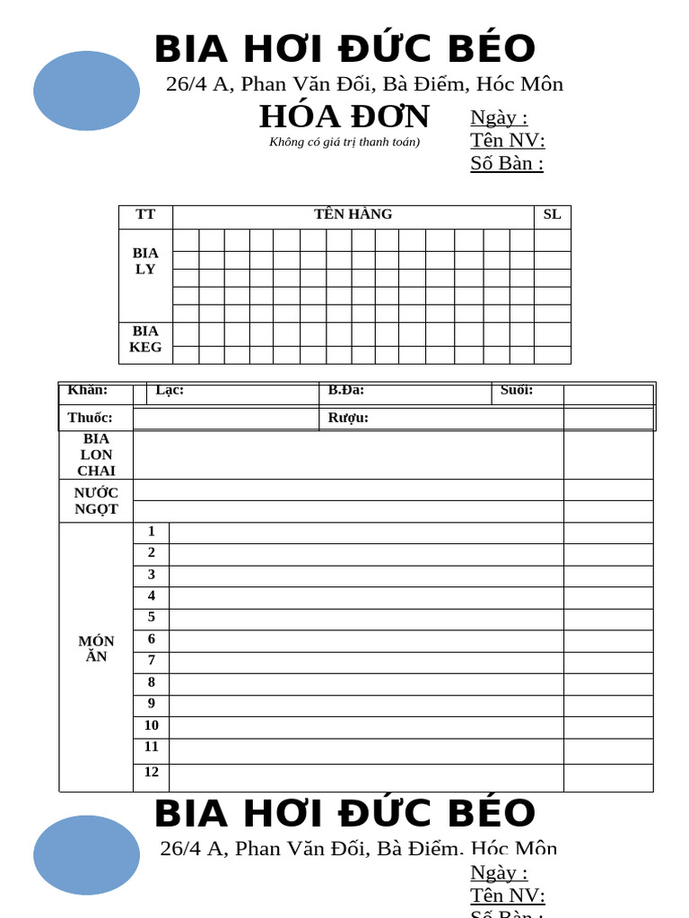 Bia Hơi Đ C Béo | PDF