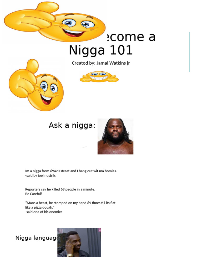 How To Become A Nigga 101 | PDF