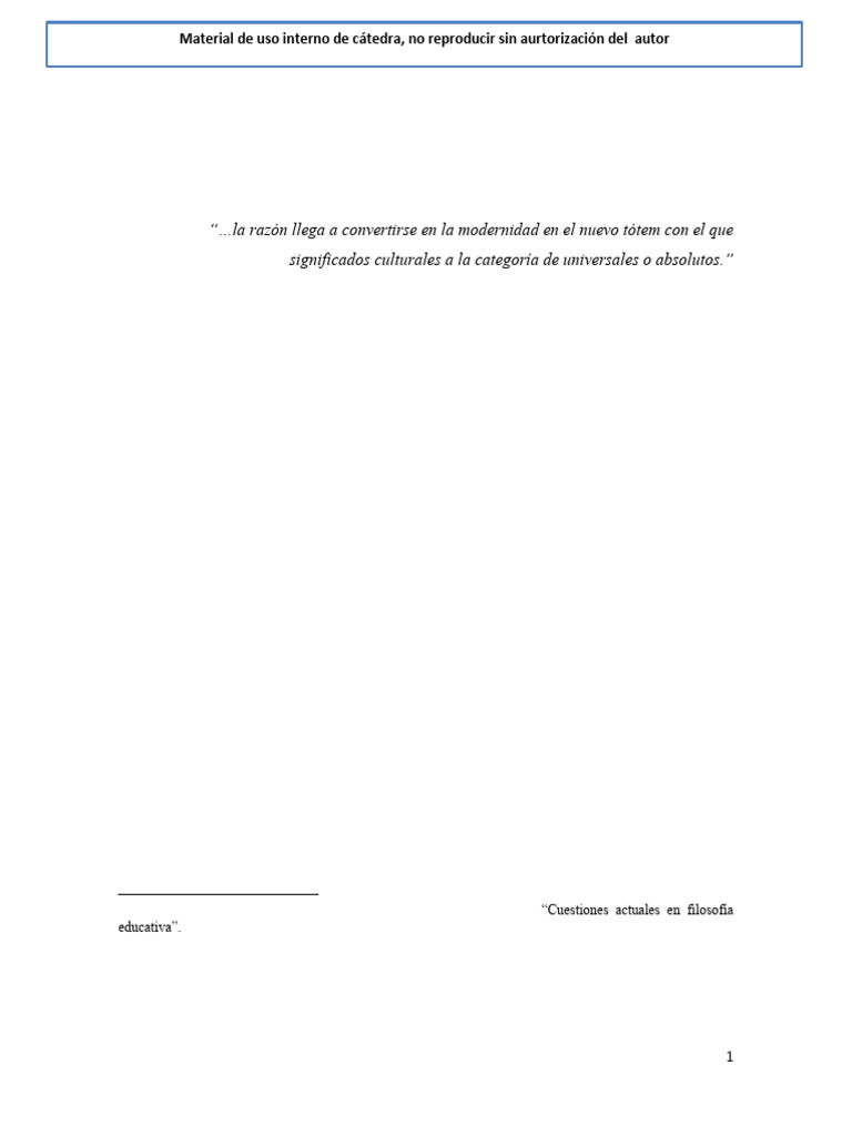 La Nocion Sujeto Moderno y Su Implicancia en Lo Social y en Lo Escolar ...
