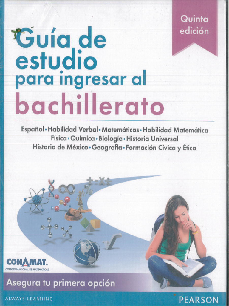CONAMAT - Guia de Estudio para Ingresar Al Bachillerato 5ta Ed | PDF