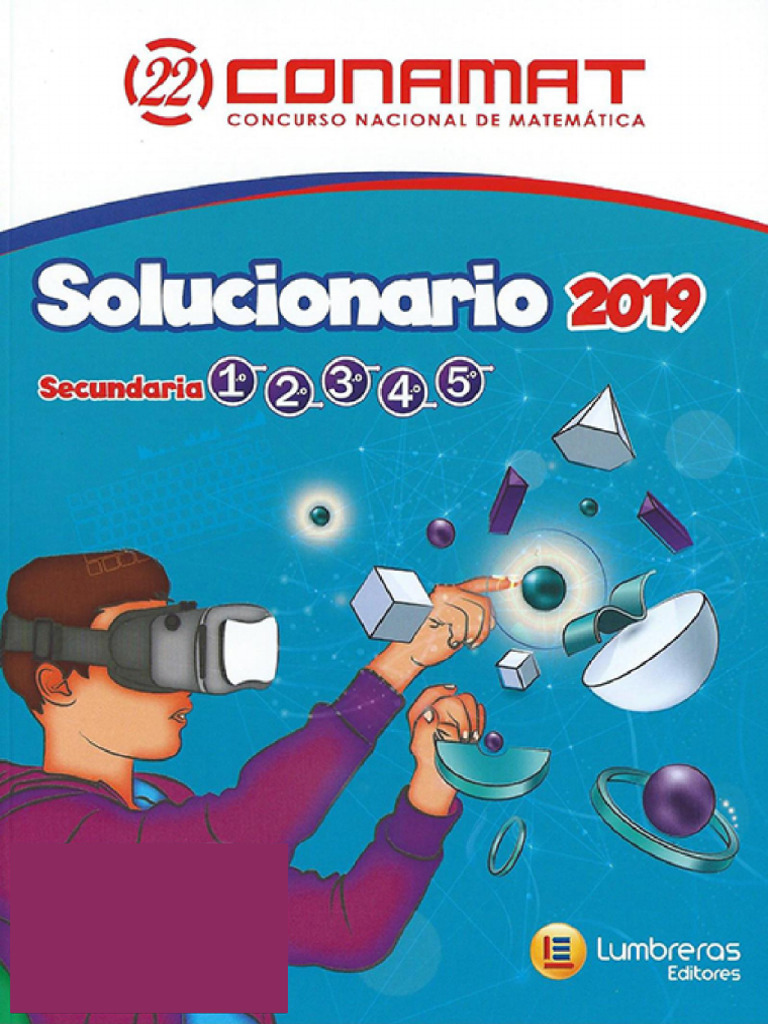 CONAMAT - Solucionario Secundaria 2019 | PDF