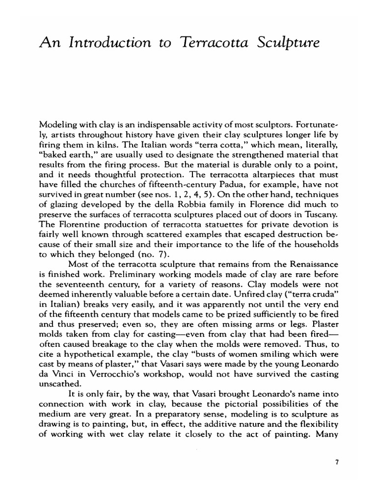 Introduction of Terracotta | PDF