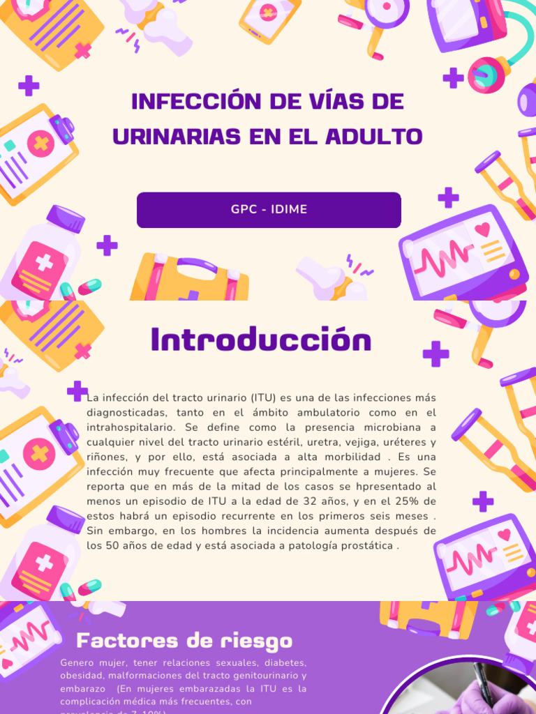 IVU GPC IDIME | PDF | Infección del tracto urinario | Especialidades ...