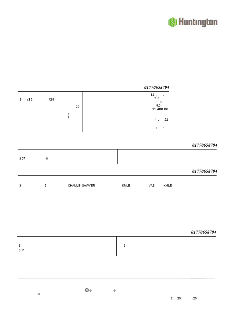 Statement 2025 02 28 1 | PDF | Debits And Credits | Receipt