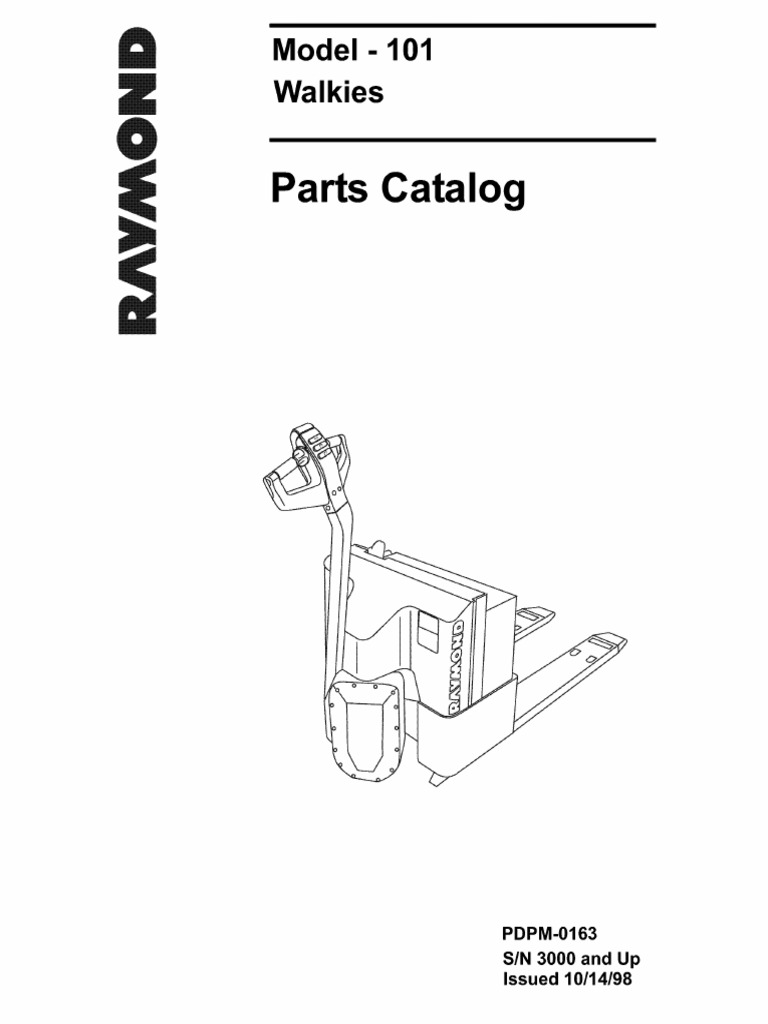 101 Parts Manual Serial 3000 To 7499 | PDF