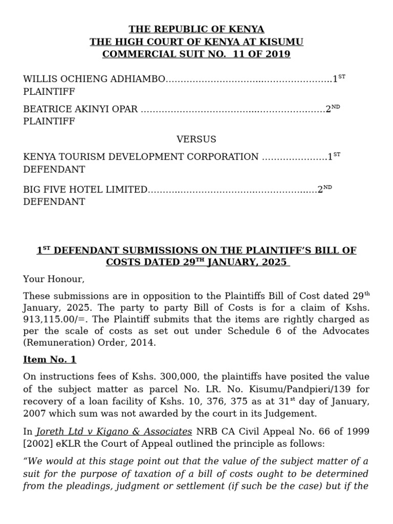 The Republic of Kenya | PDF | Common Law | Judiciaries
