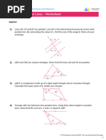 GCSE Angles in Parallel Lines Exam Guide | PDF | Triangle | Angle