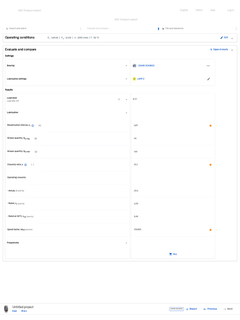 SKF Product Select - 50 Graus | PDF | Mechanical Engineering