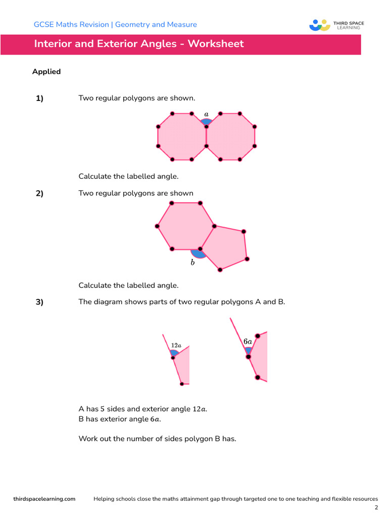 Third-Space-Learning-Interior-and-Exterior-Angles-GCSE-Worksheet (1 ...