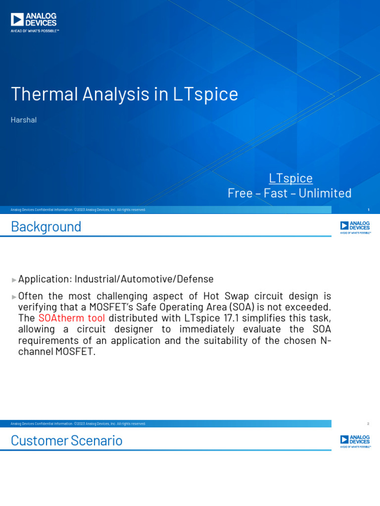 Thermal Analysis LTSpice | PDF | Bipolar Junction Transistor | Mosfet