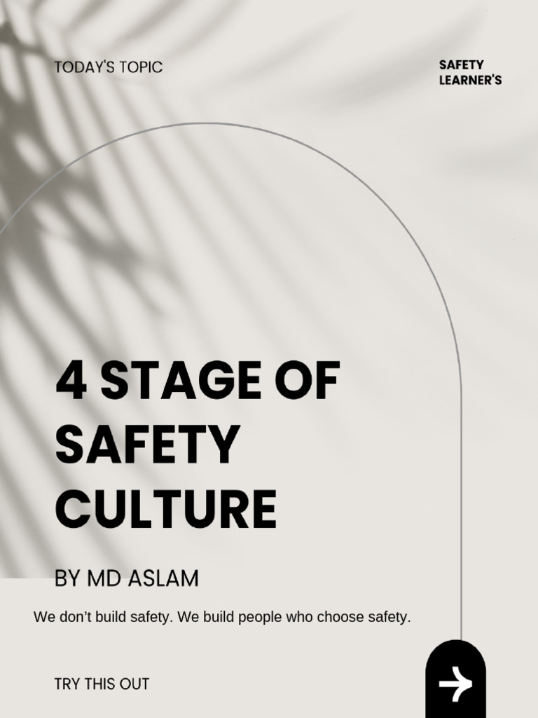 4 Stages of Safety Culture 1742583584 | PDF