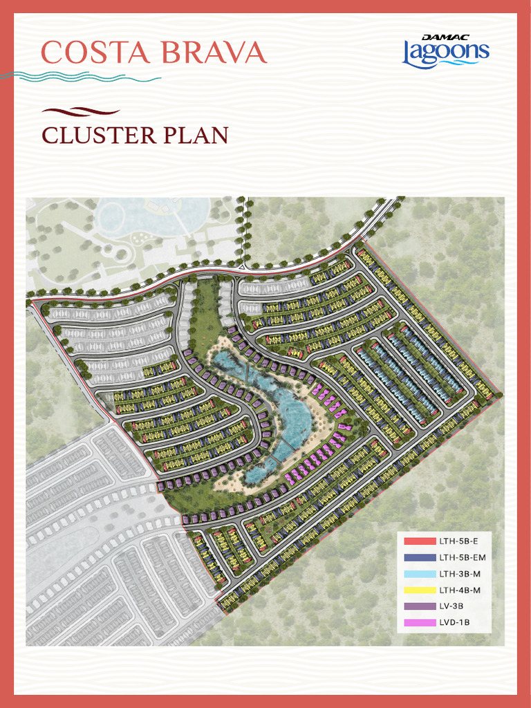 Costa Brava Villas A0 Cluster Plan (1) | PDF