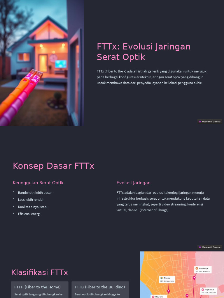 FTTX Evolusi Jaringan Serat Optik | PDF